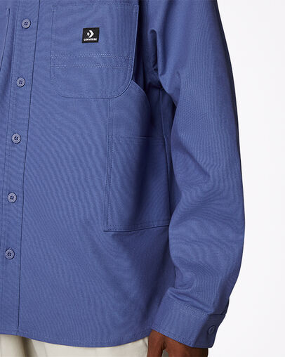 Carpenter Pocket Button Down Shirt Men's Top. Converse.com