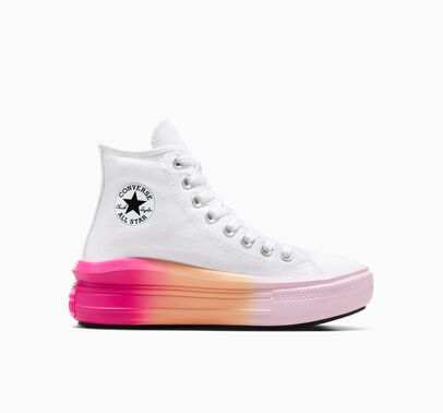 Chuck Taylor All Star Move Platform Bright Ombre Big Kids High Top Shoe ...