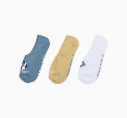 3-Pack Iridescent No-Show Socks Women's Socks. Converse.com