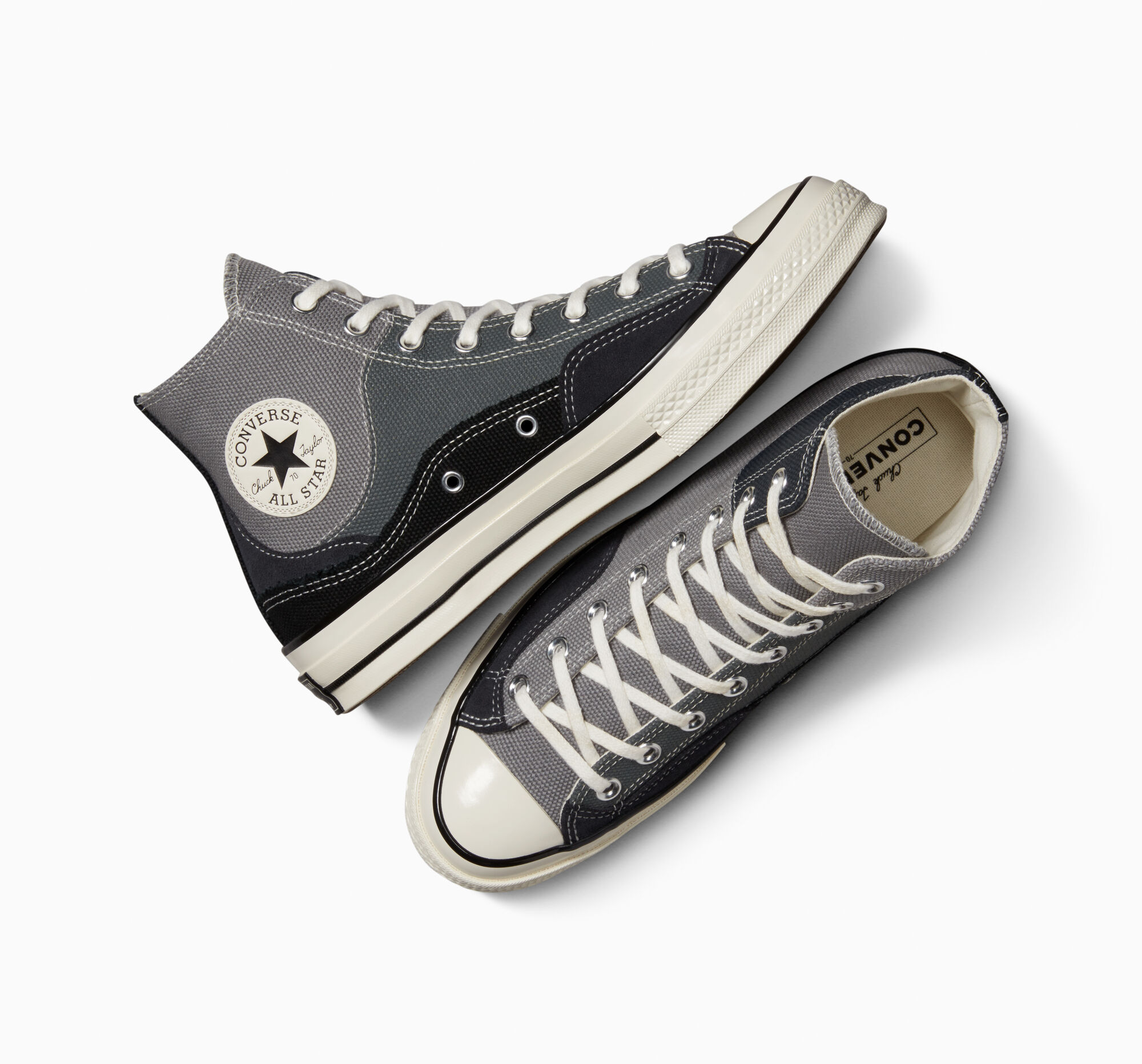 Chuck 70 Crafted Patchwork Unisex High Top Shoe. Converse.com