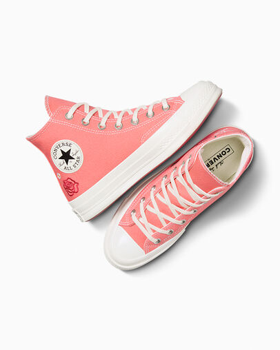 Chuck 70 Summer Embroidery Women's High Top Shoe. Converse.com