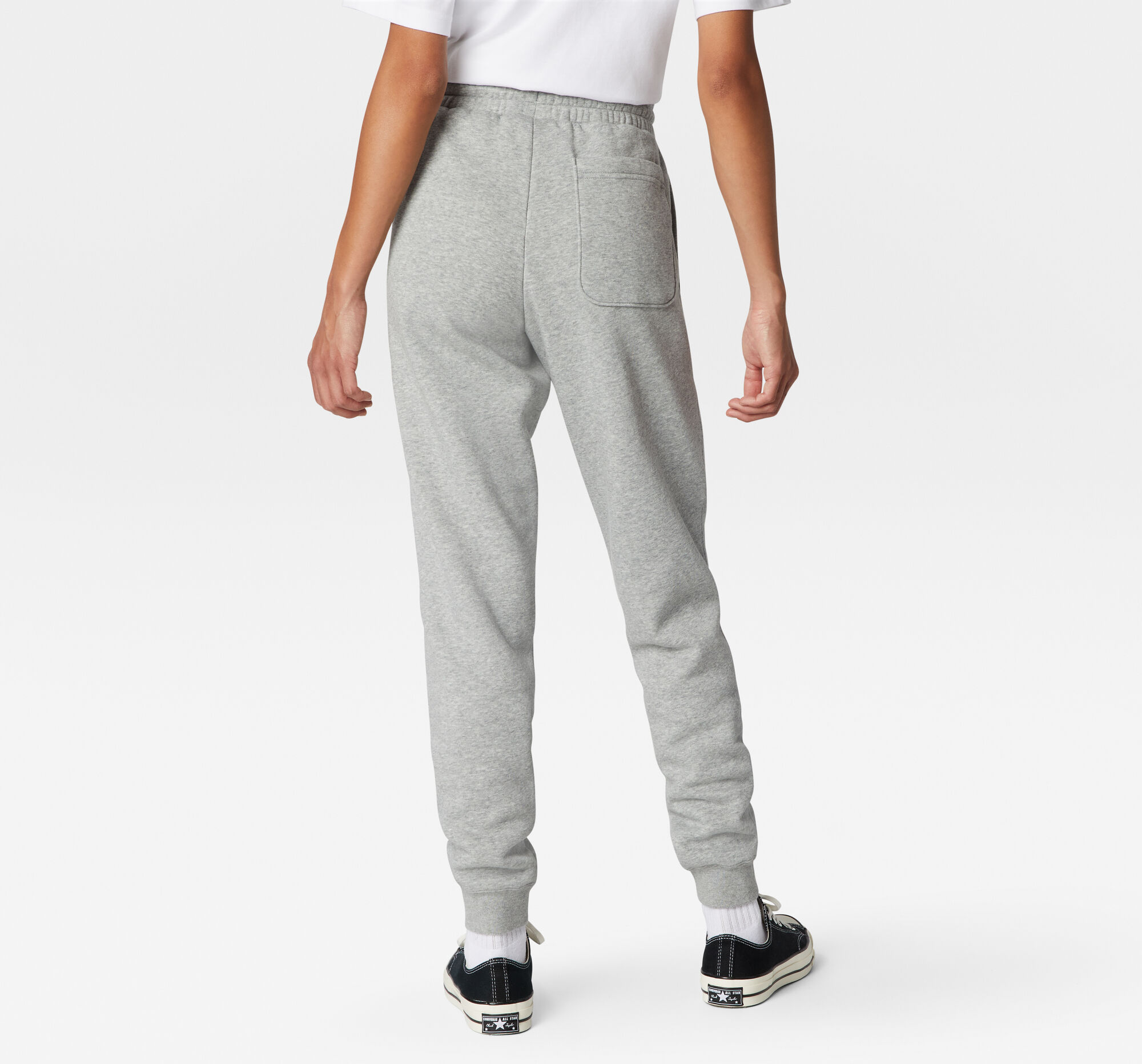 Converse Go-To Embroidered Star Chevron Standard-Fit Fleece Sweatpant ...