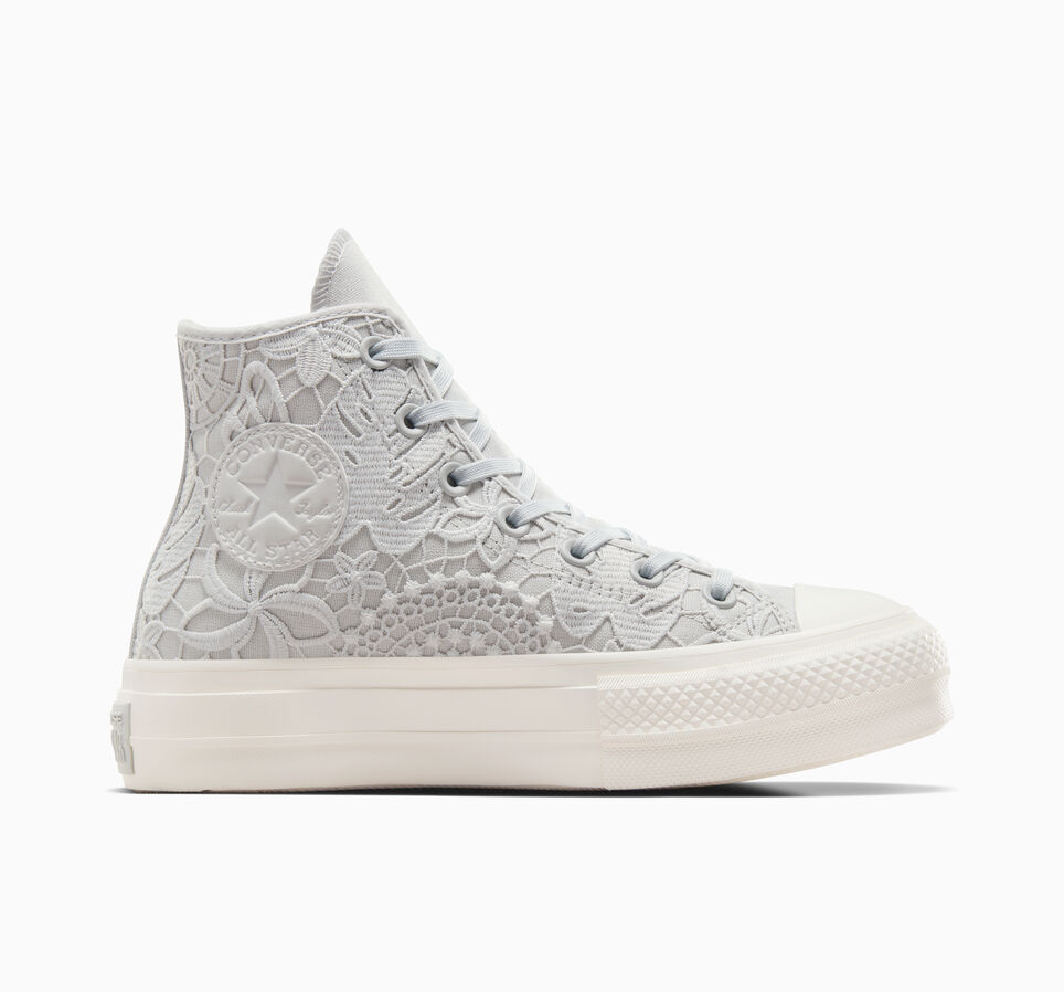 Chuck Taylor All Star Lift Platform Butterflies Women's High Top Shoe ...