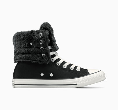 Chuck Taylor All Star Fold Over XHi Faux Fur