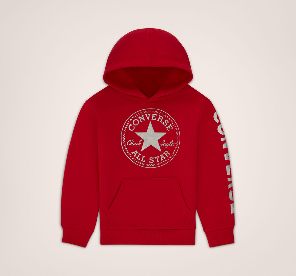 Sudadera con capucha metalizada con parche Chuck Taylor Boys . Converse.com