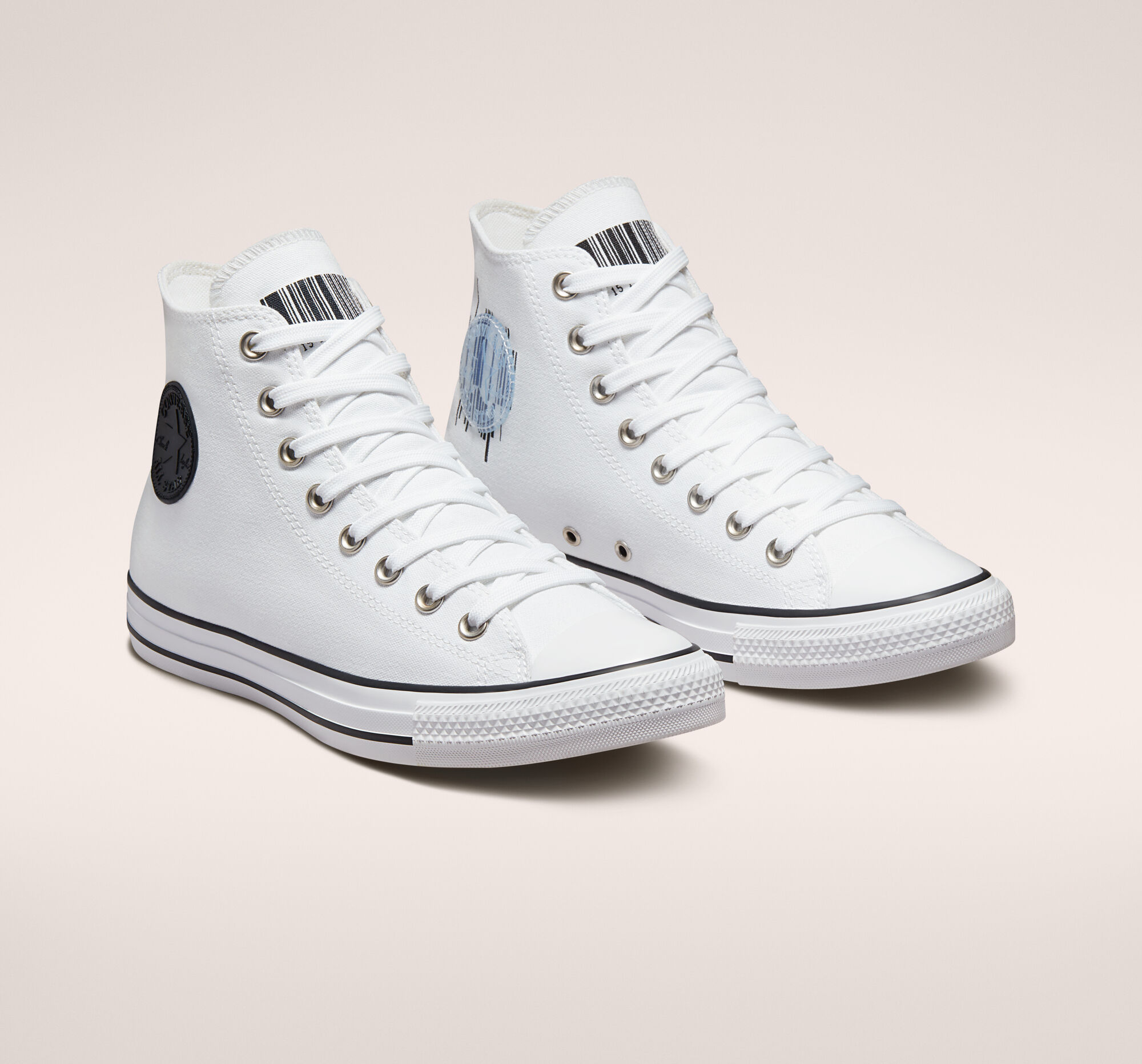 Chuck Taylor All Star Translucent Barcode Unisex High-Top Shoe ...