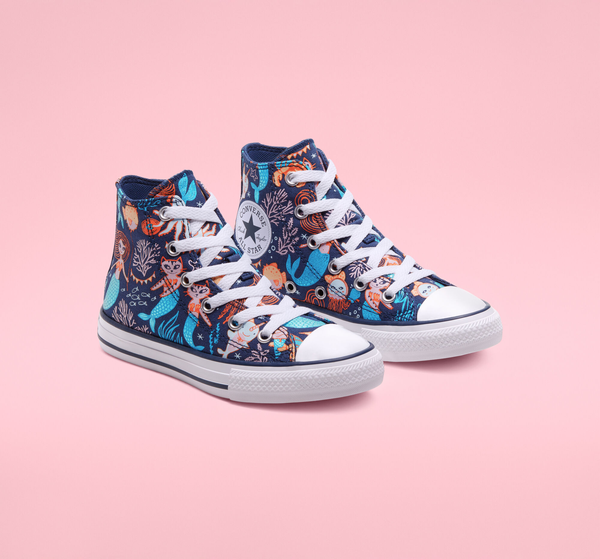 Big Kids Underwater Party Chuck Taylor All Star High Top . Converse.com