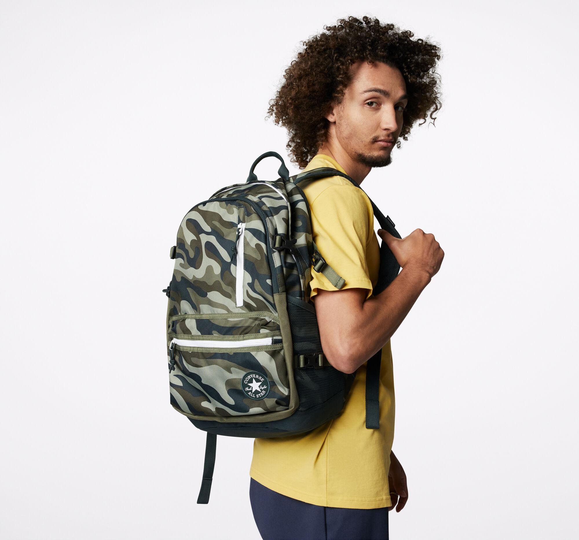 Patterned Straight Edge Backpack