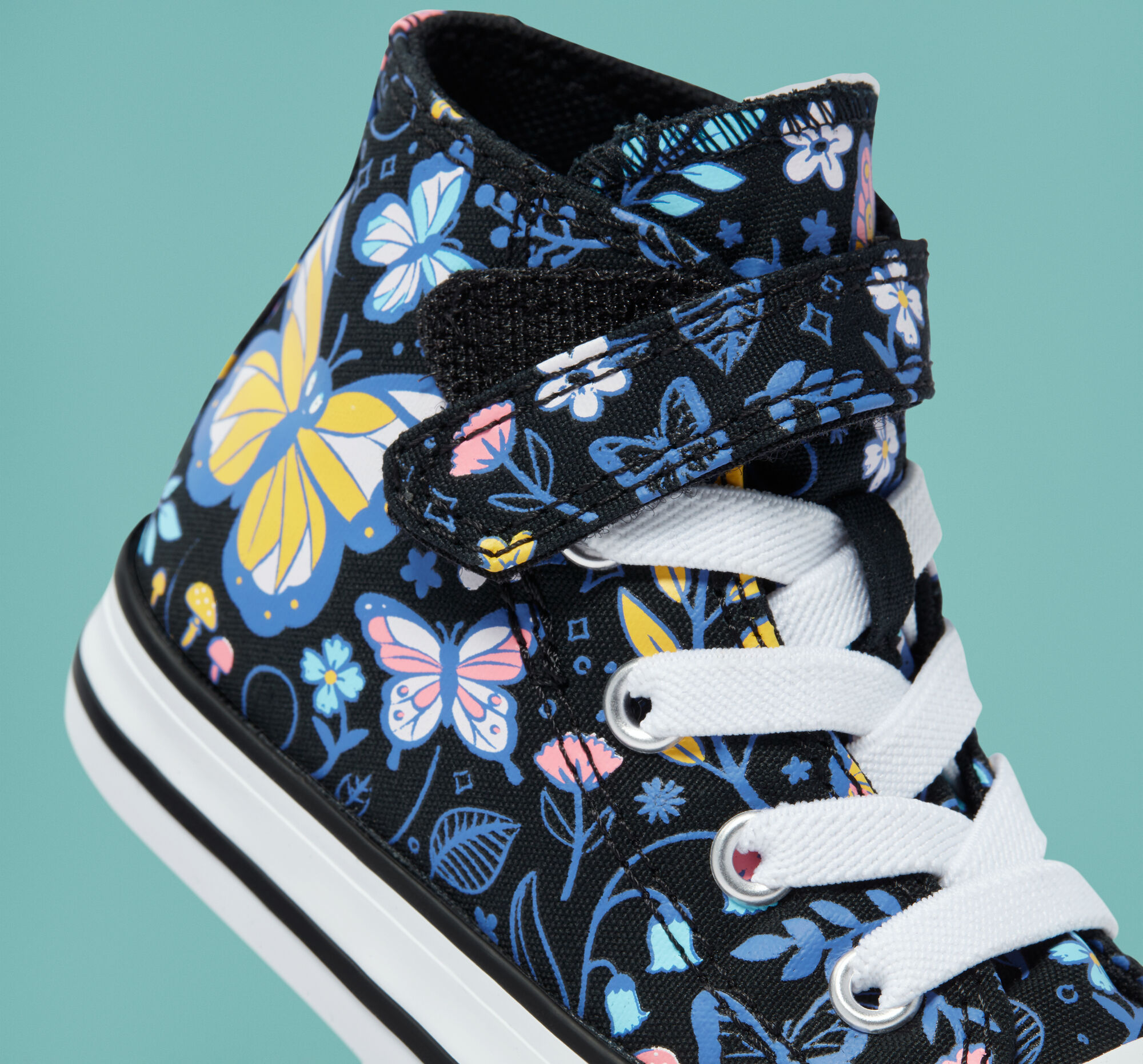 Chuck Taylor All Star Easy-On Butterfly Toddler High-Top Shoe. Converse.com