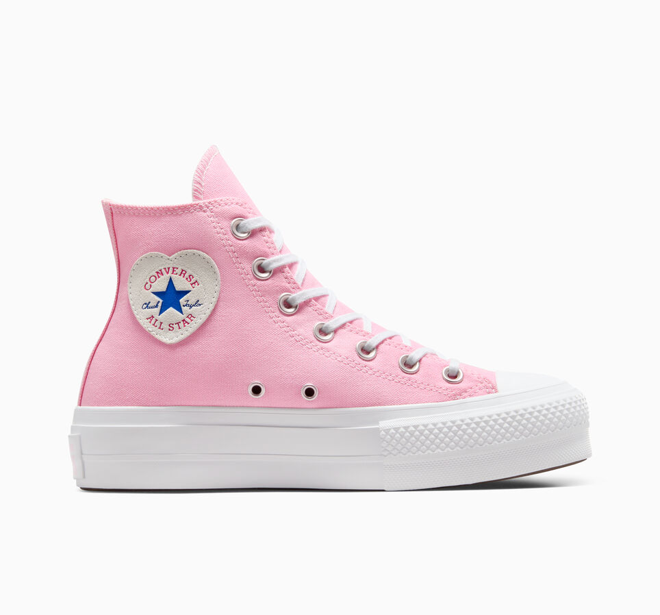 Chuck Taylor All Star Lift Platform Heart Patch