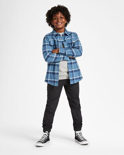 Flannel Woven Top