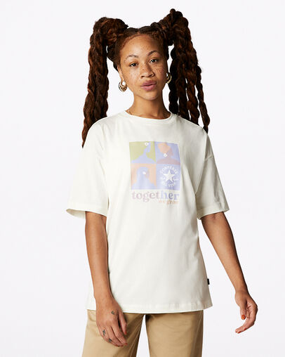Together We Grow Boyfriend Crew Neck T-Shirt