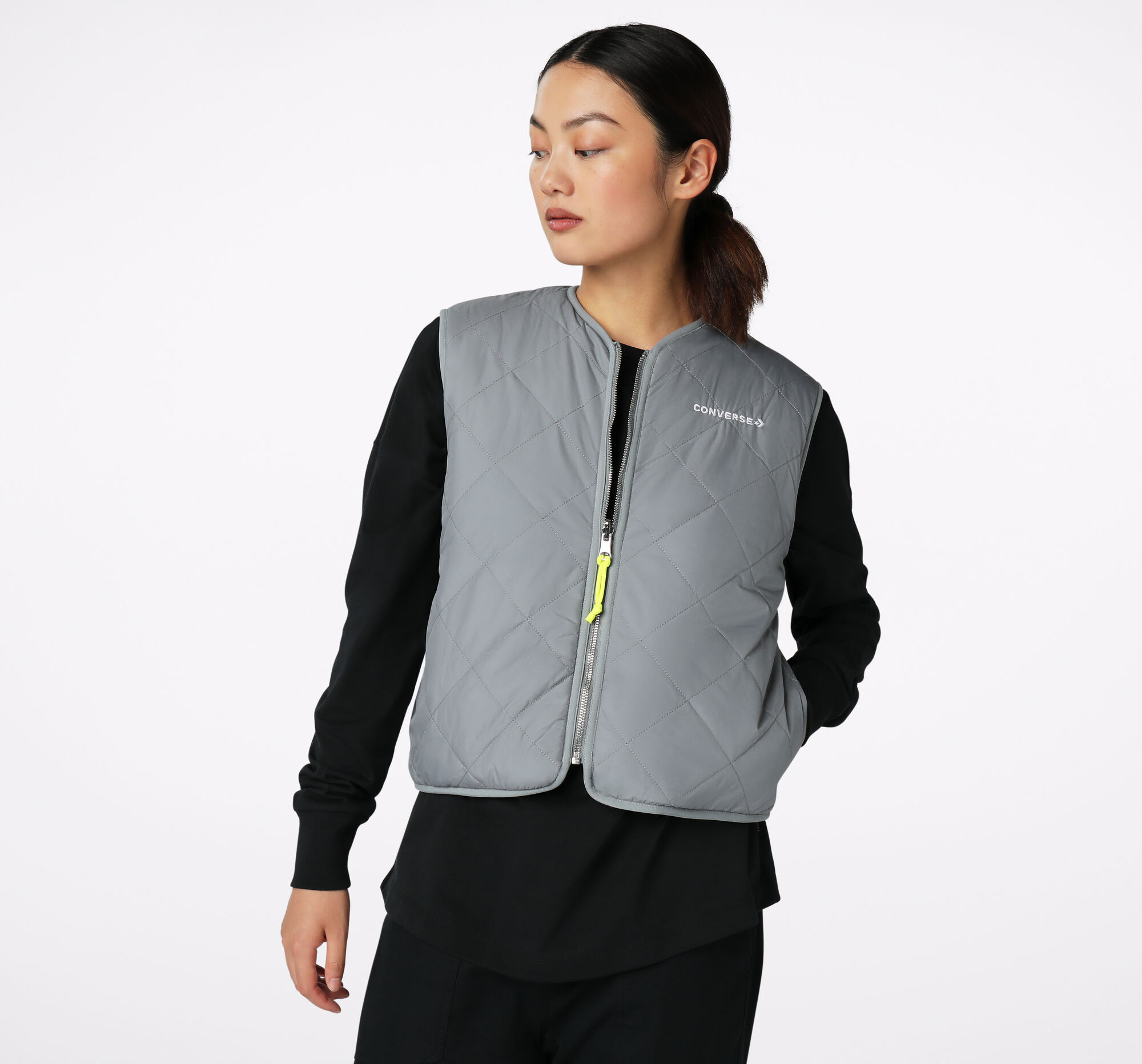 Sherpa Reversible Vest Women's Gilet. Converse.com