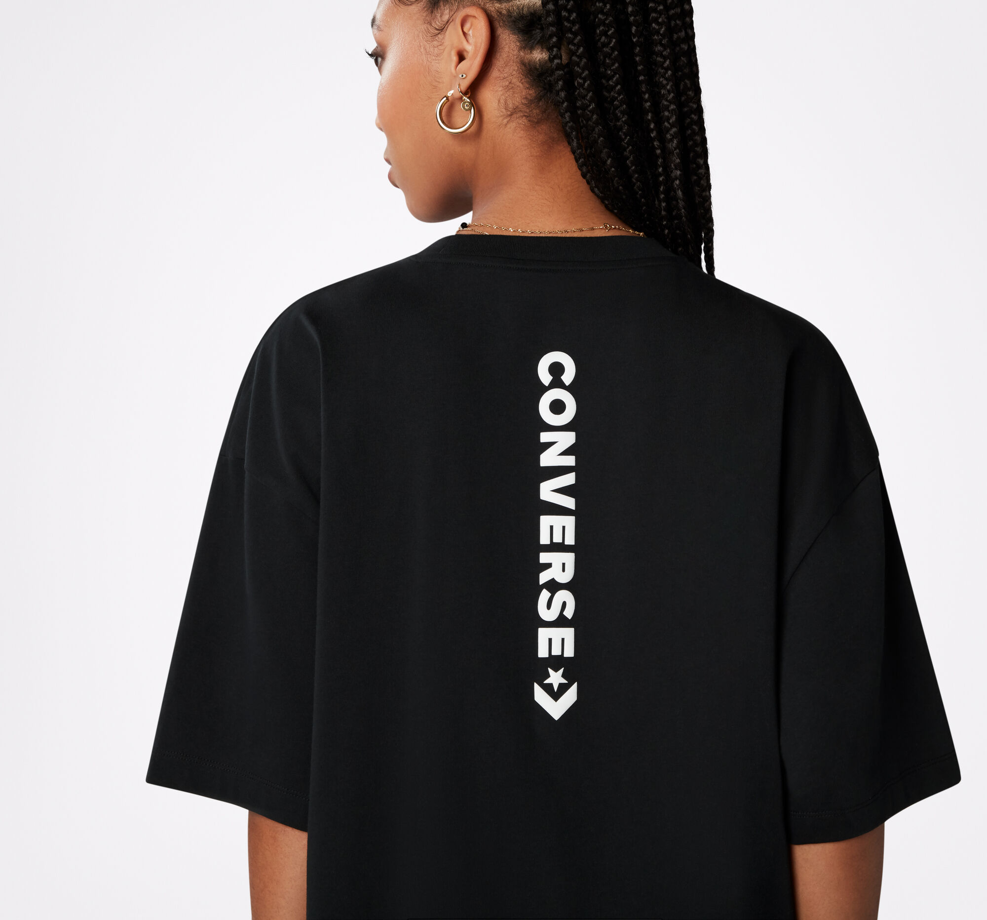 Wordmark Oversized T-Shirt Dress Women's Dress. Converse.com