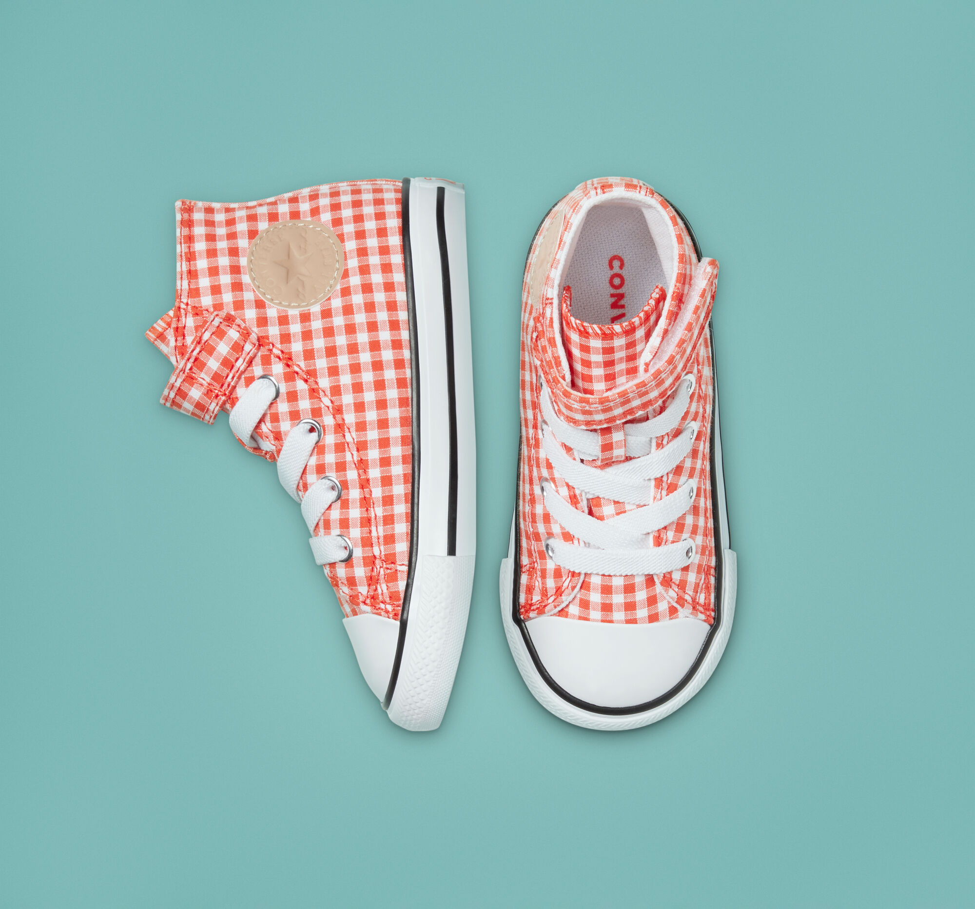 Chuck Taylor All Star Easy-On Gingham Toddler High-Top Shoe. Converse.com