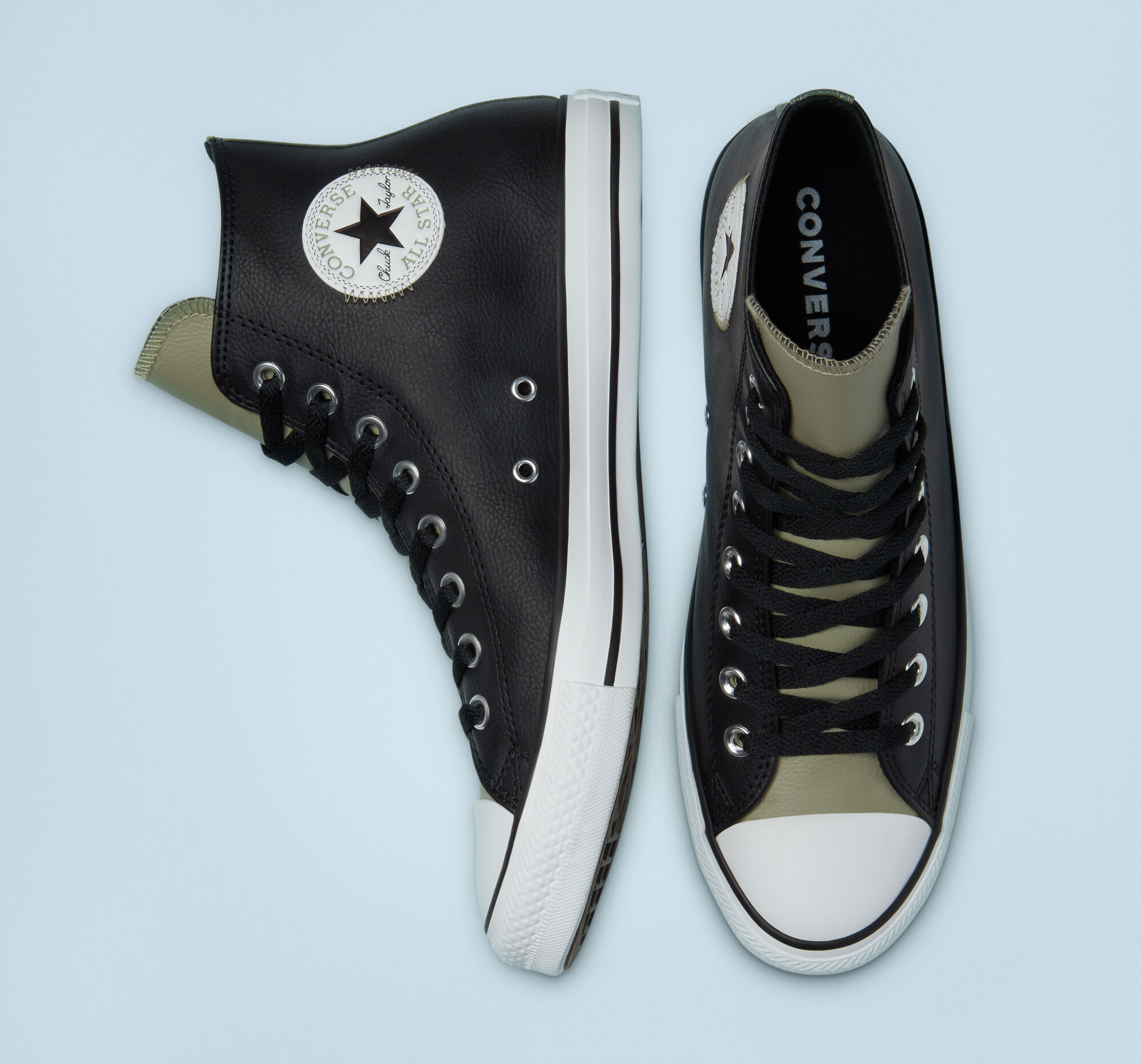 Chuck Taylor All Star Faux Leather Unisex High-Top Shoe