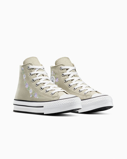 Chuck Taylor All Star EVA Lift Platform Embroidered Florals