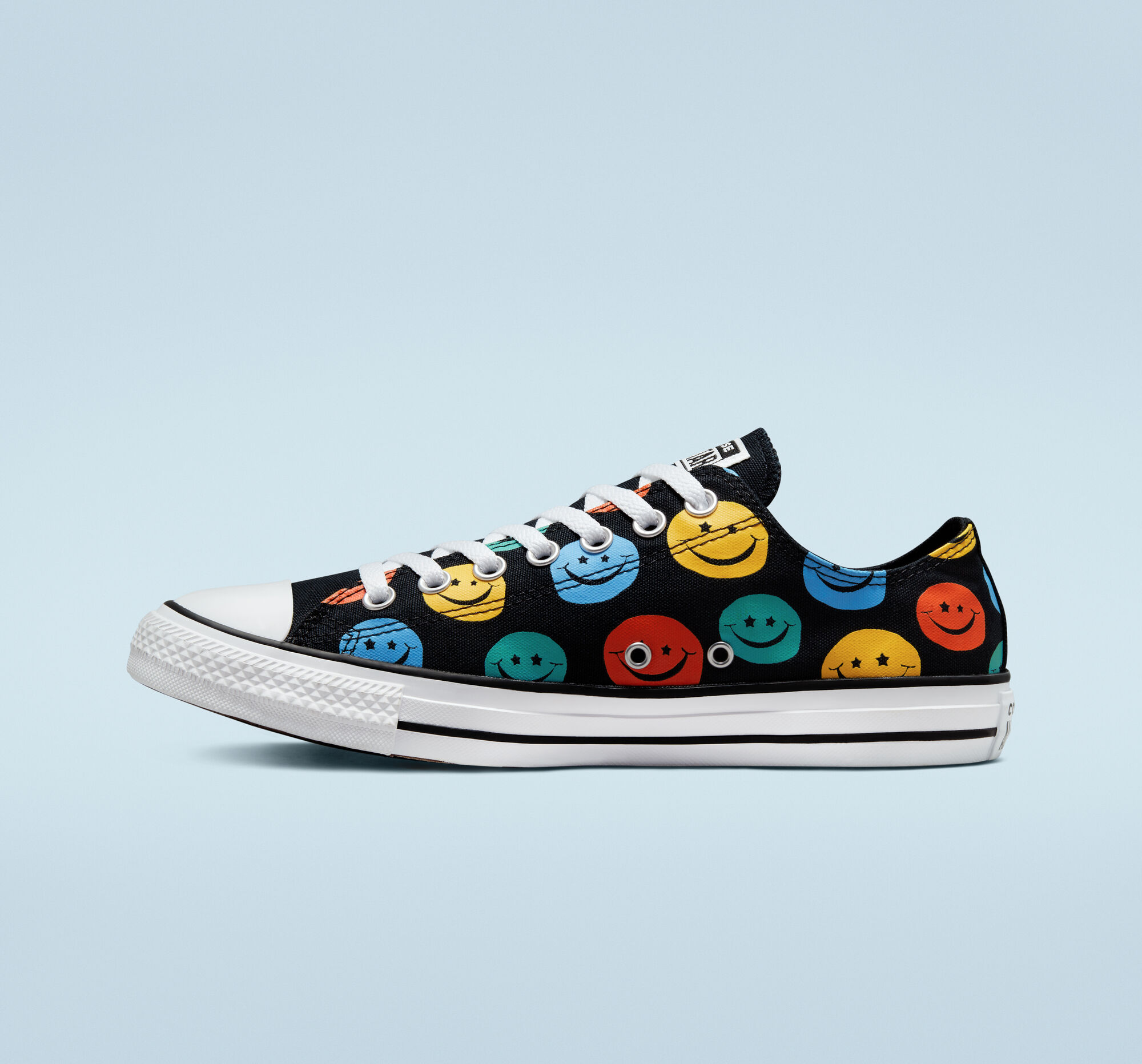 Chuck Taylor All Star Happy Faces Unisex Low-Top Shoe. Converse.com