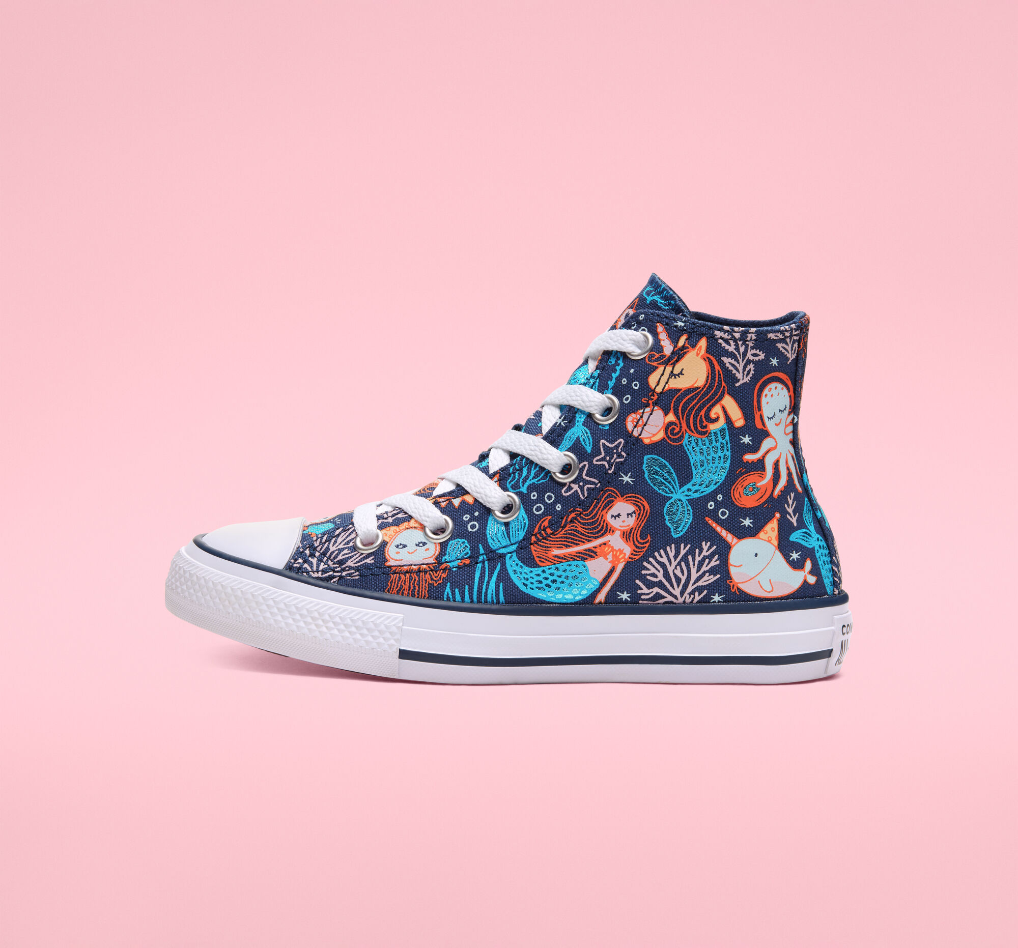 Big Kids Underwater Party Chuck Taylor All Star High Top . Converse.com