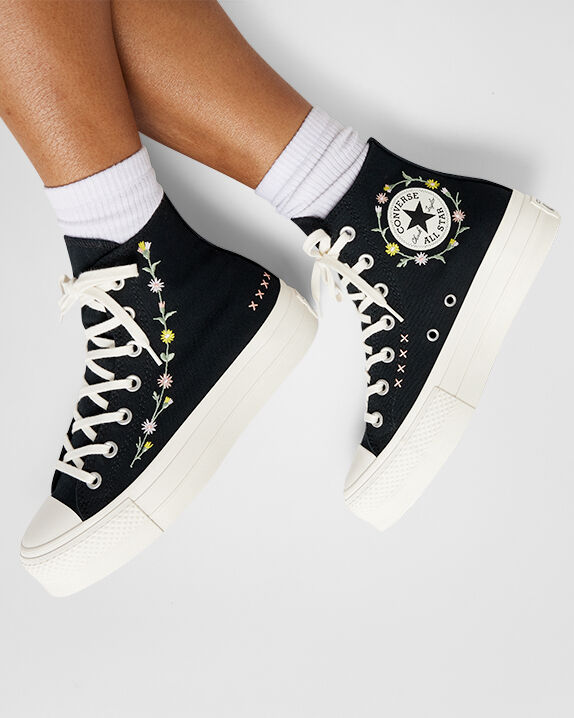 Zapatillas negras con plataforma | Converse ES