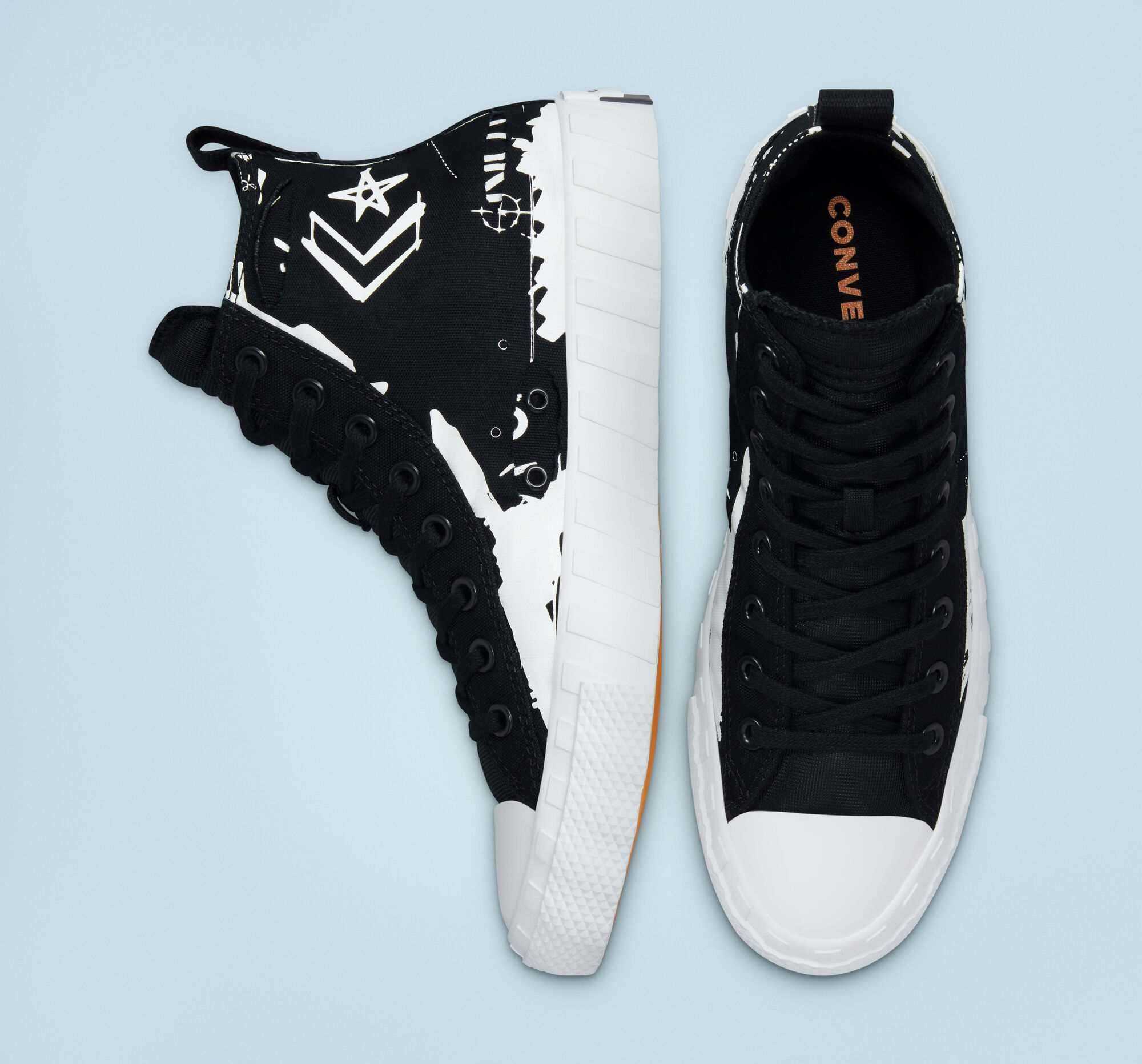 UNT1TL3D Script Unisex High-Top Shoe. Converse.com