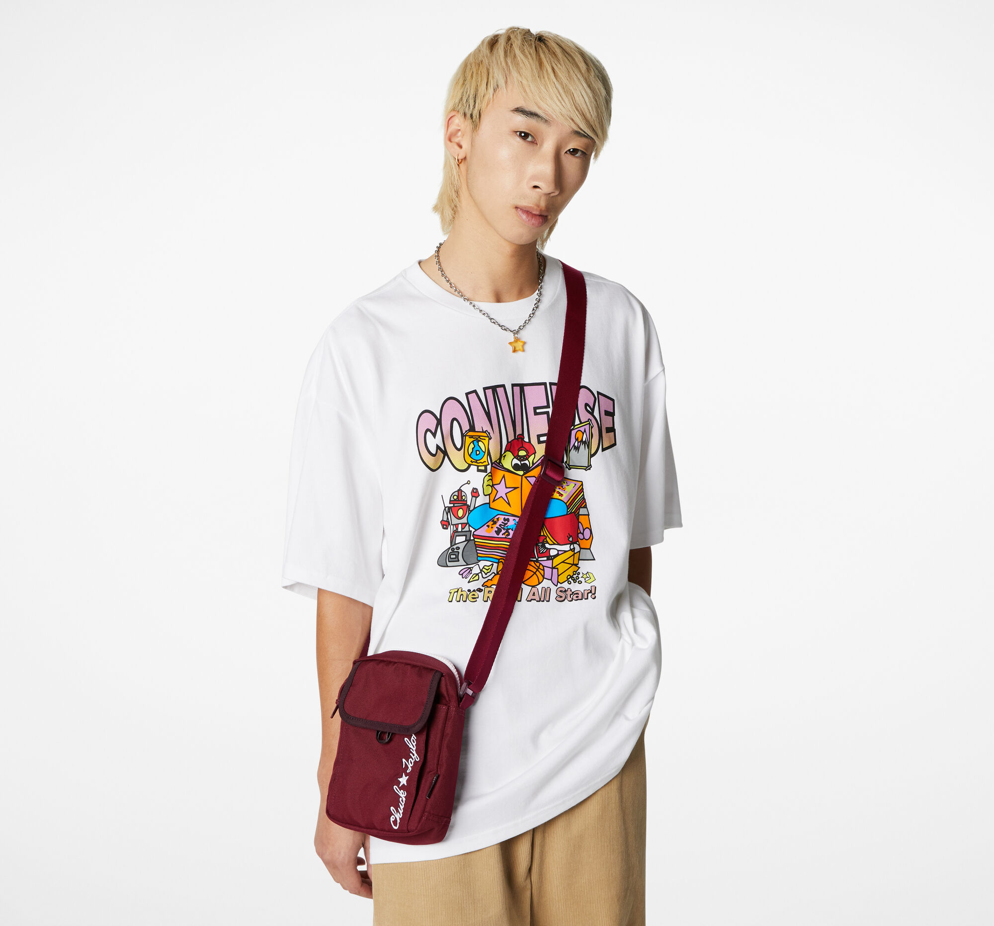 Bandolera con bordado Unisex . Converse.com