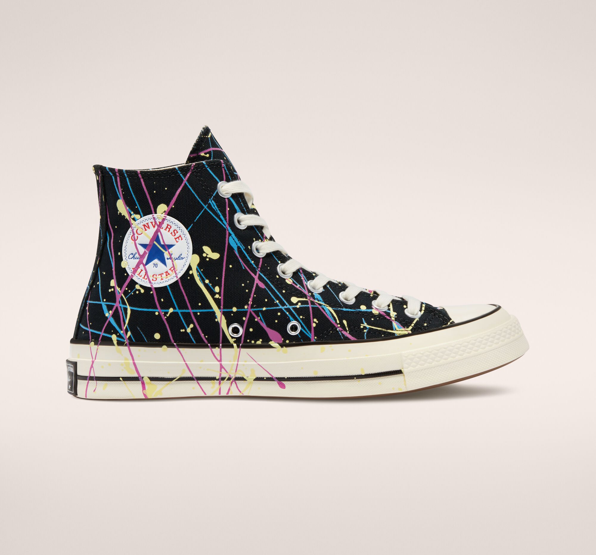 Chuck 70 Archive Paint Splatter Unisex High-Top Shoe. Converse.com