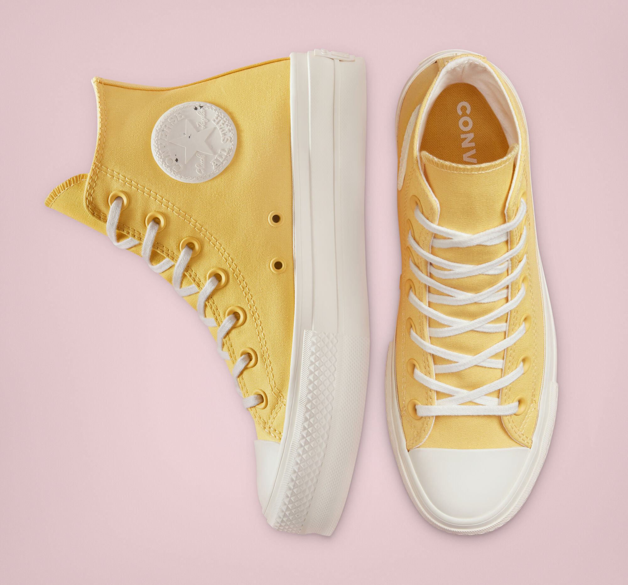 Chuck Taylor All Star Lift Platform Hybrid Texture Women's High-Top ...