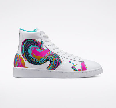 Pro Leather '90s Marbled Unisex High-Top Shoe