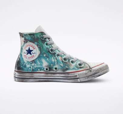 converse tie dye platform