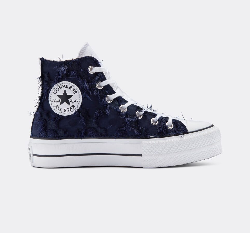 Chuck Taylor All Star Lift Platform Frayed Cotton