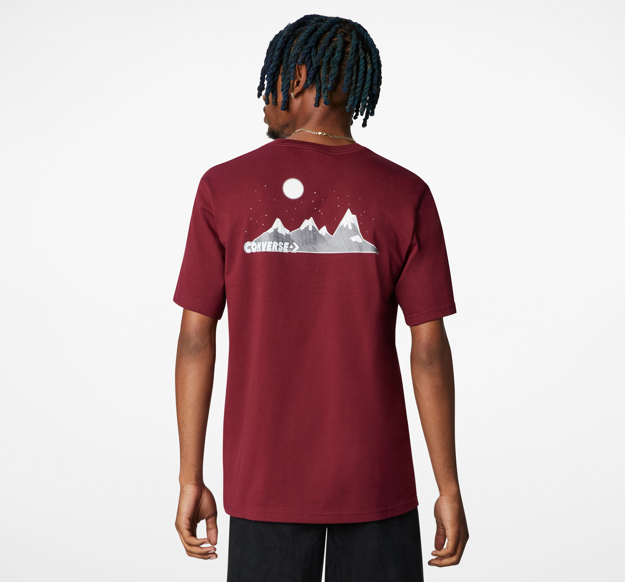 Moon Mountain Graphic T-Shirt Men's . Converse.com