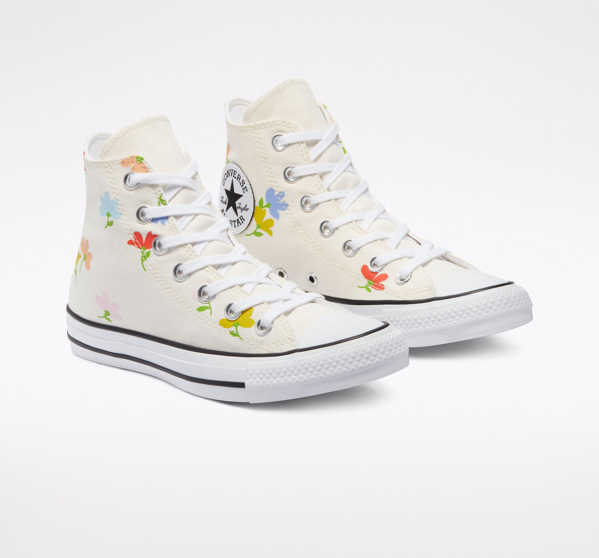 Chuck Taylor All Star Floral Print Women's High-Top Shoe. Converse.com