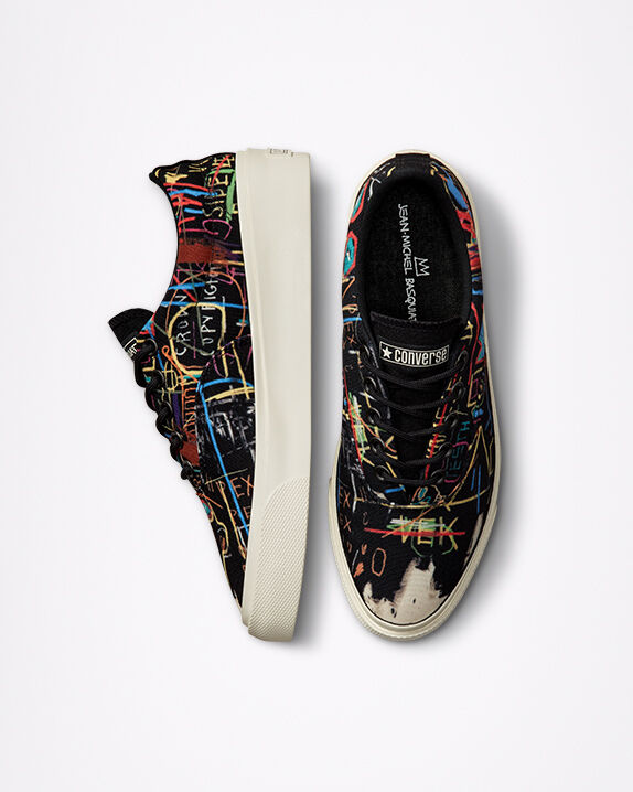 Converce + Jean Michael Basquiat Sneakers - lingerose.com