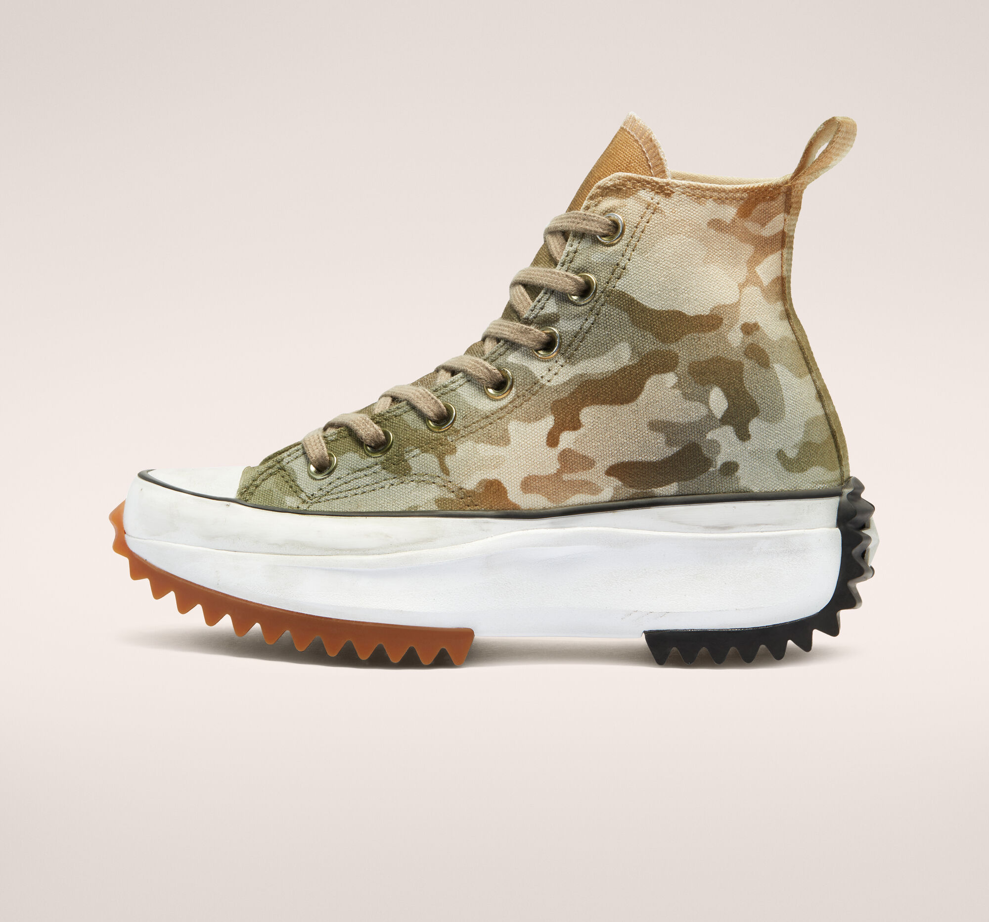 Run Star Hike Platform Laser Camo Unisex High-Top Shoe. Converse.com