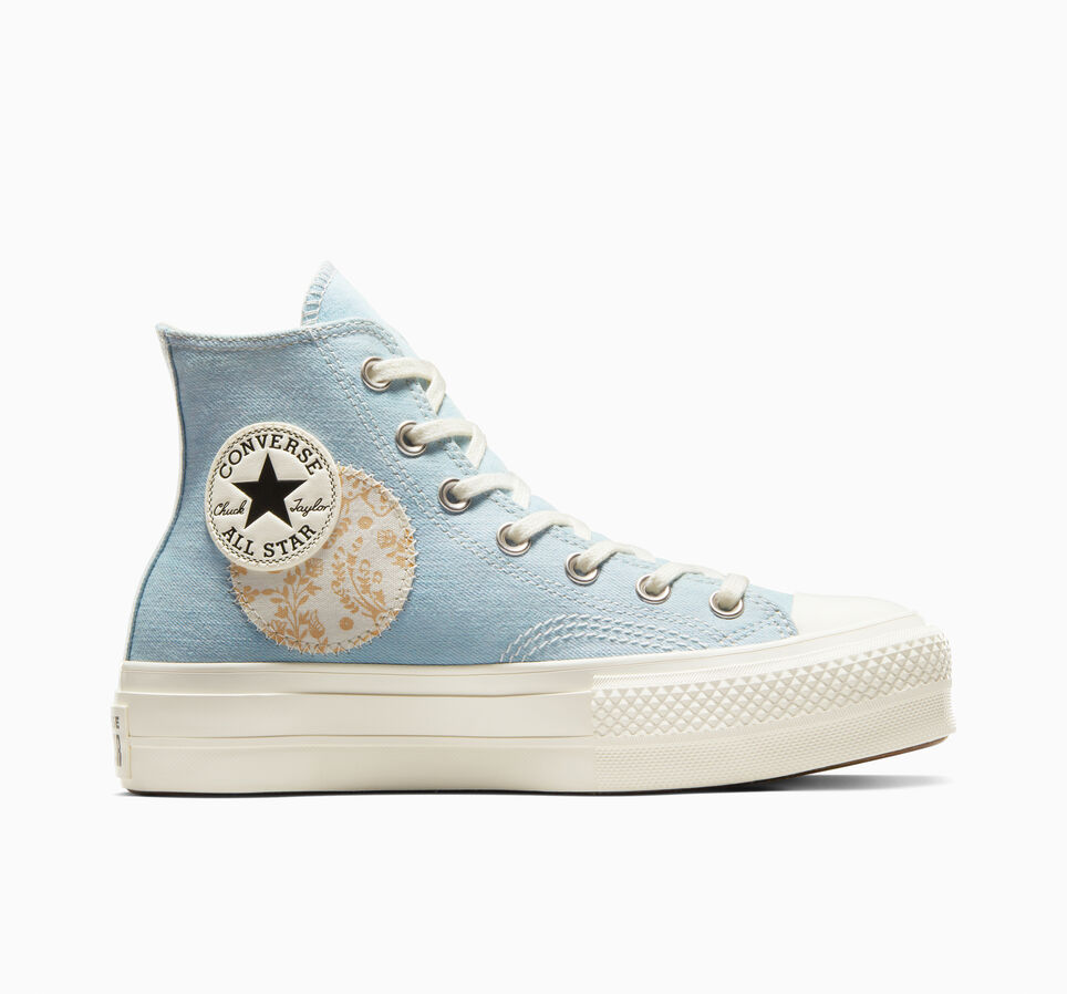 Chuck Taylor All Star Lift Platform Denim Patchwork