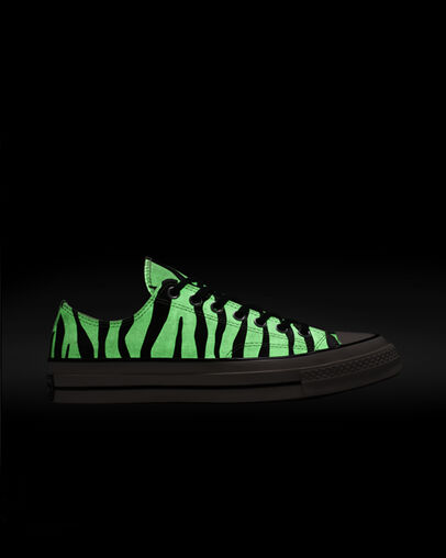 Chuck 70 Glow-In-The-Dark Zebra Print Unisex