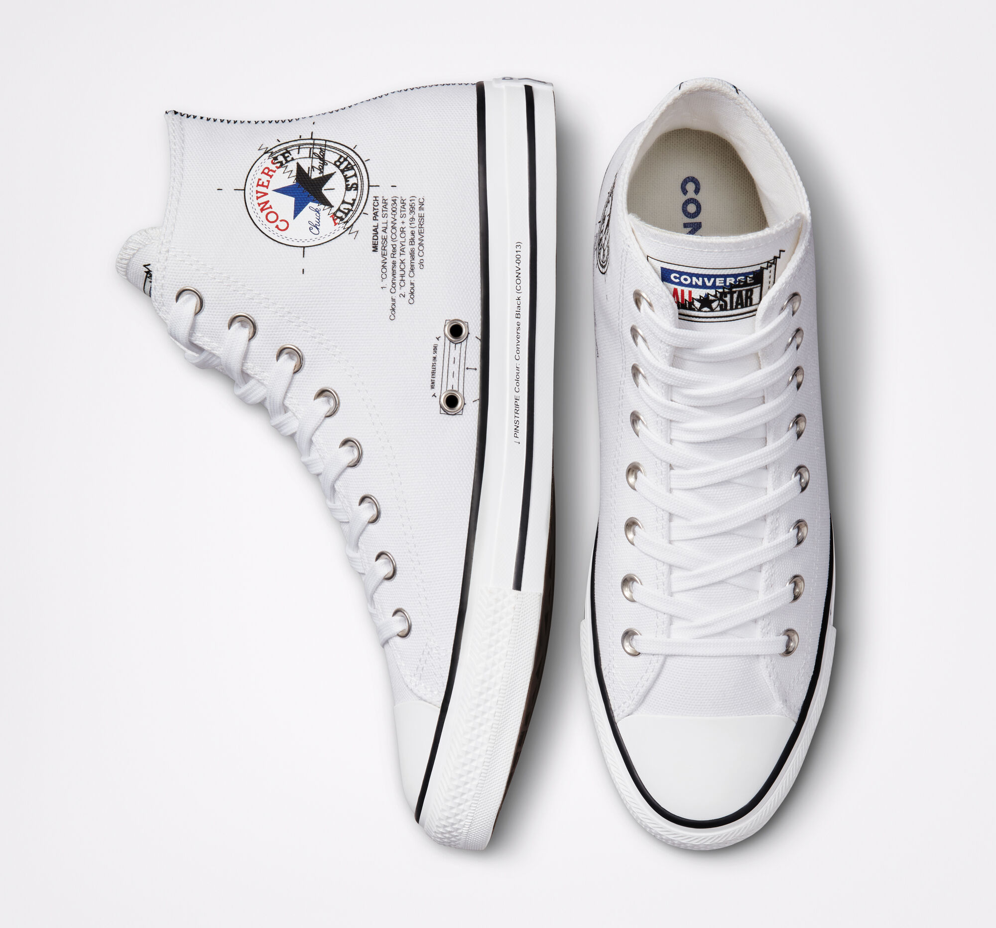 Chuck Taylor All Star Blueprint Unisex High-Top Shoe. Converse.com