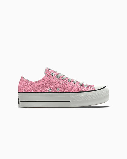 Custom Chuck Taylor All Star Lift Platform Glitter By You