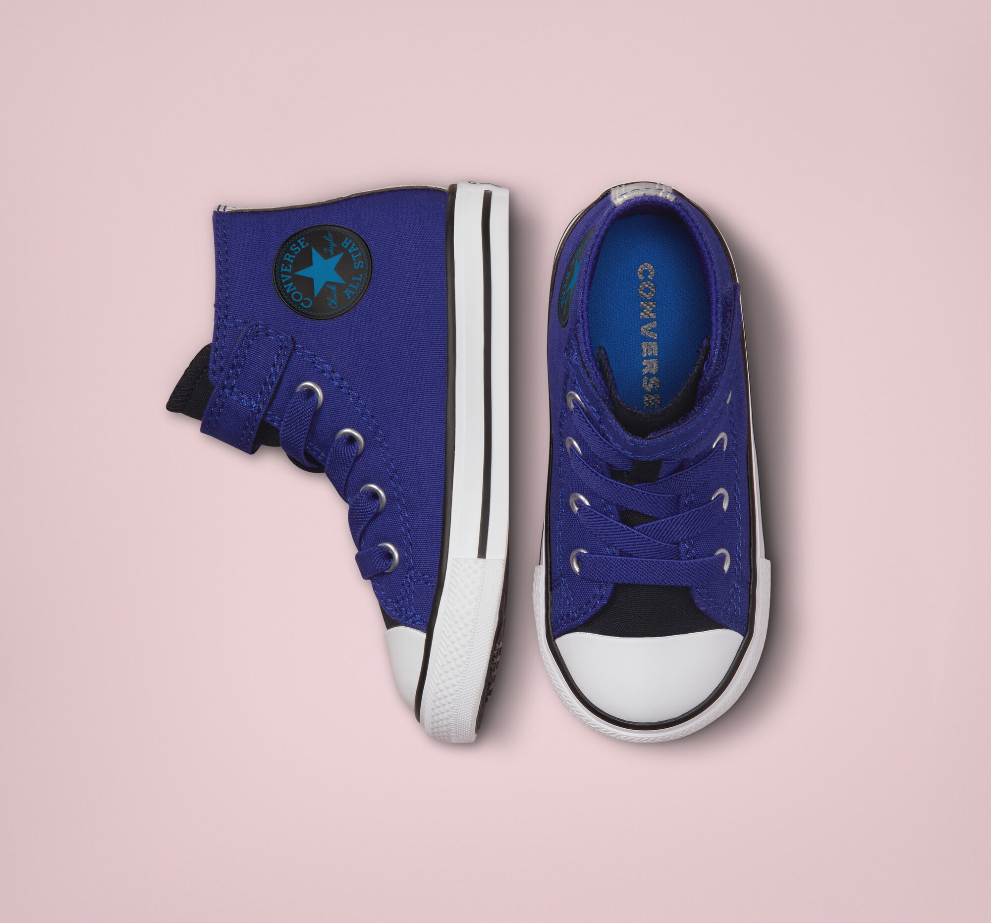 Chuck Taylor All Star Easy-On Reflective Toddler High-Top Shoe ...