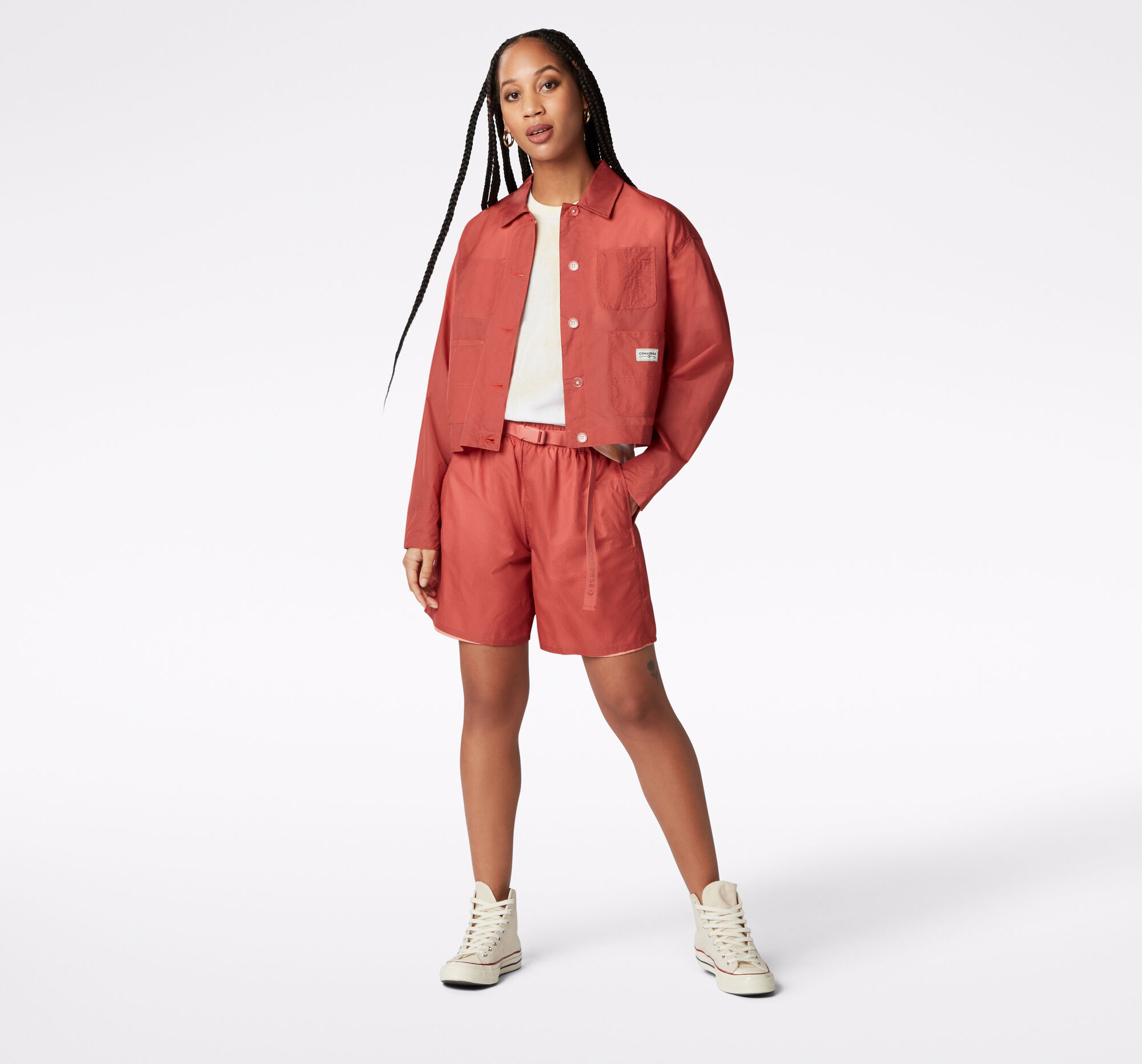 Sheer Chore Coat Women's Jacket. Converse.com