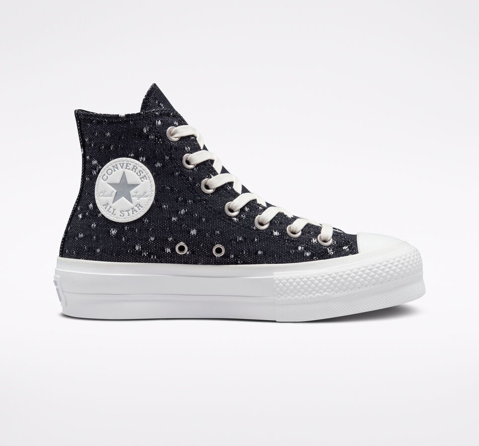 Converse Chuck Taylor All Star Lift Platform Textured Shine