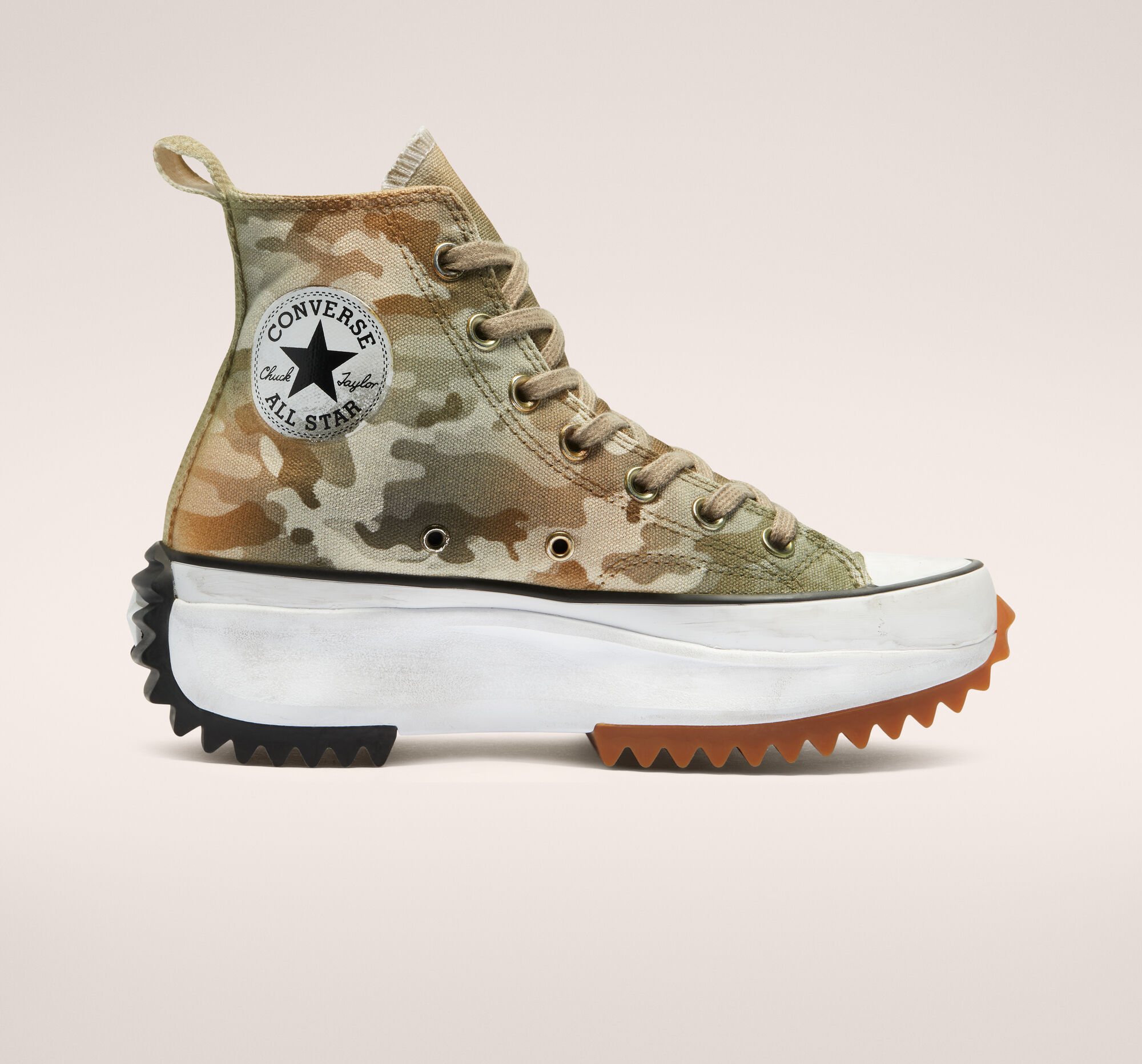 Run Star Hike Platform Laser Camo Unisex High-Top Shoe. Converse.com