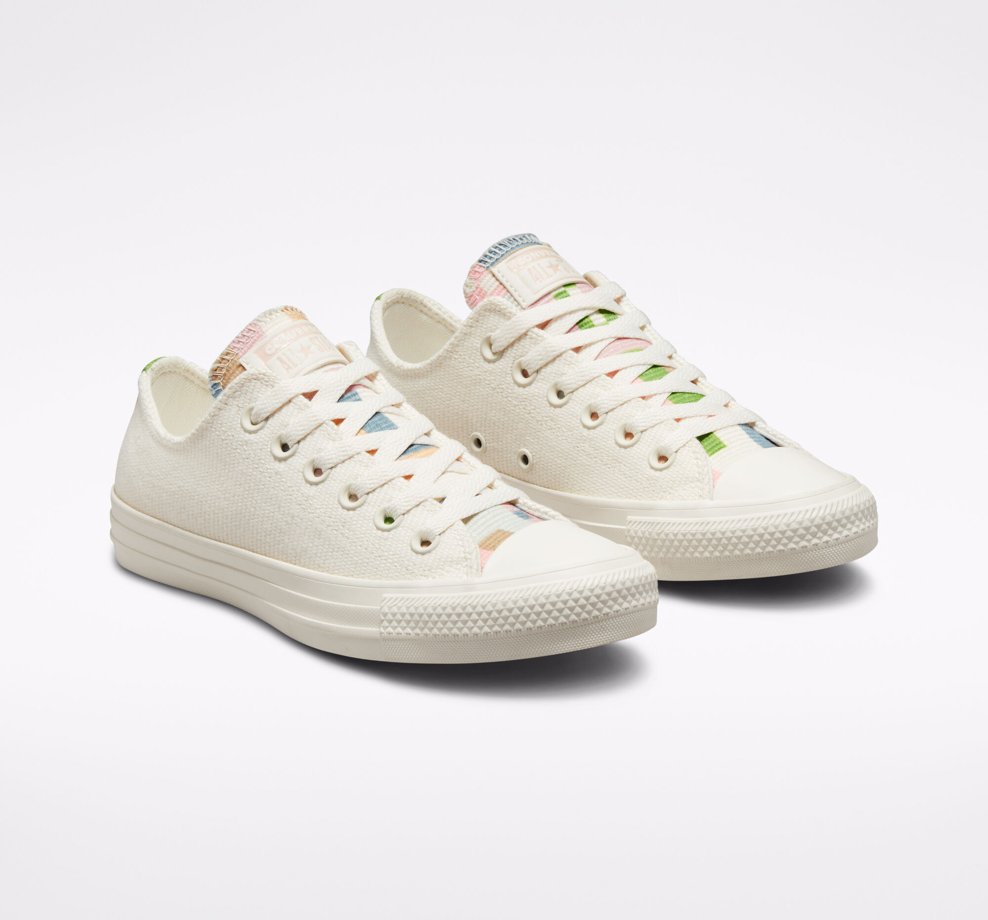 Chuck Taylor All Star Crafted Abstract Stripes Women's Low-Top Shoe ...