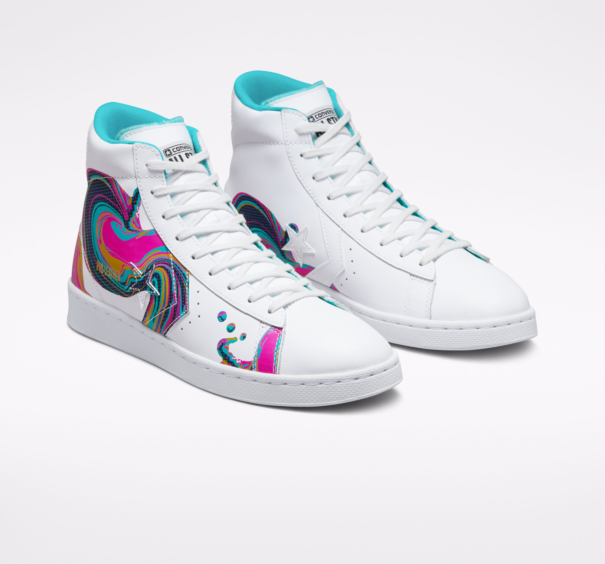 Pro Leather '90s Marbled Unisex High-Top Shoe. Converse.com