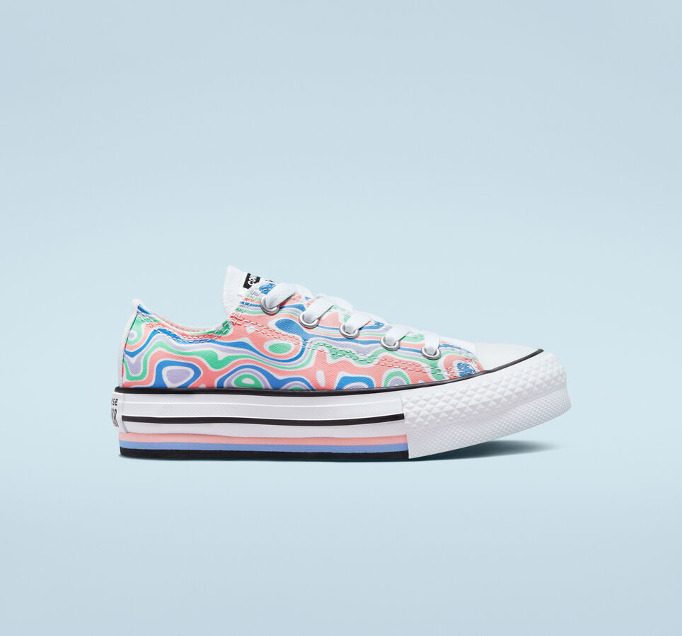 Converse Chuck Taylor All Star Lift Platform Color Swirl