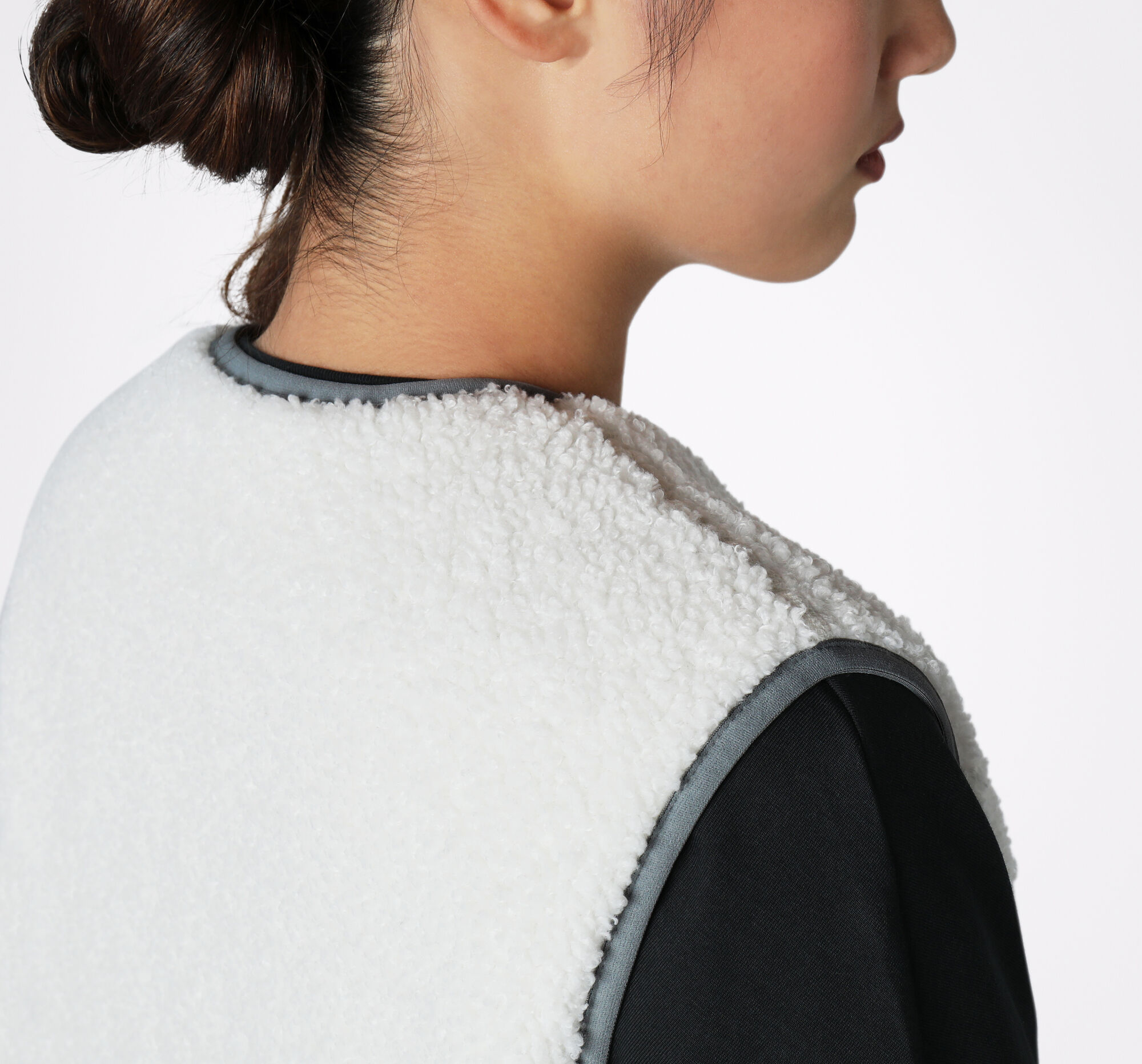 Sherpa Reversible Vest Women's Gilet. Converse.com