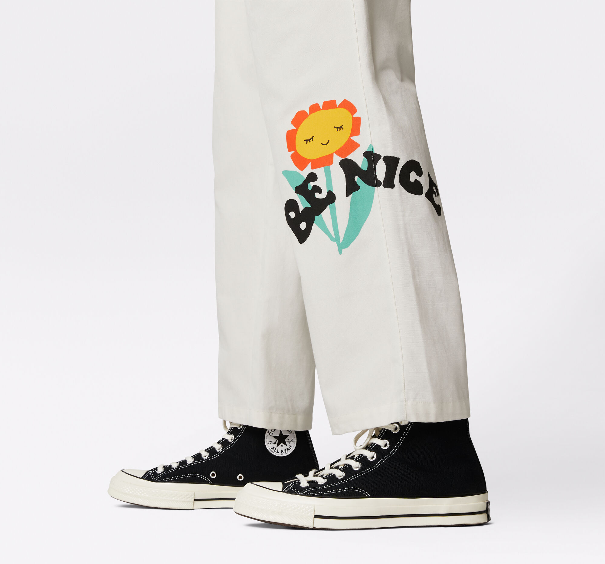 Much Love Double Pleat Chino Pant Men's Trousers. Converse.com