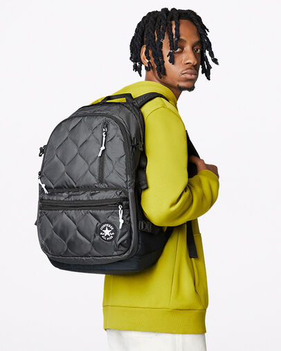 Quilted Straight Edge Backpack