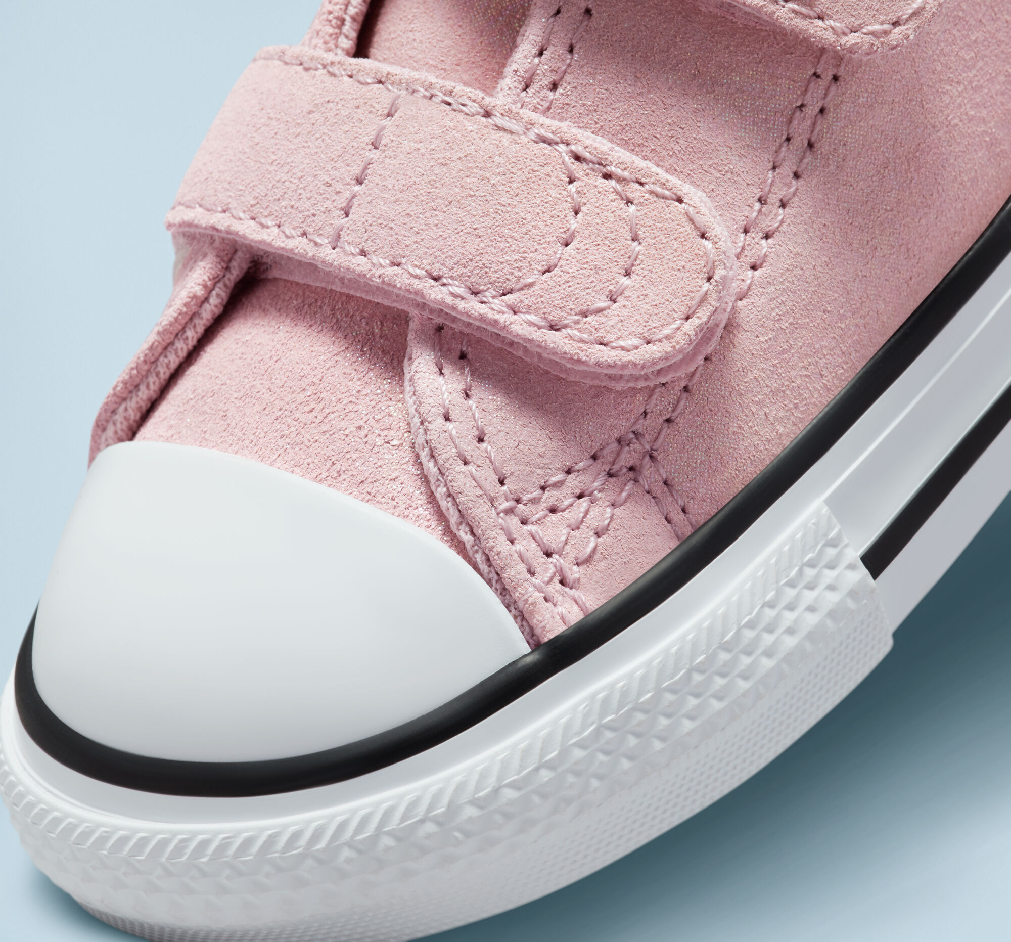 Chuck Taylor All Star Easy-On Iridescent Leather Toddler Low-Top Shoe ...